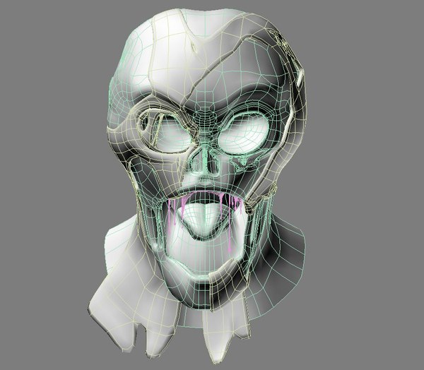 zombie demon 3d model