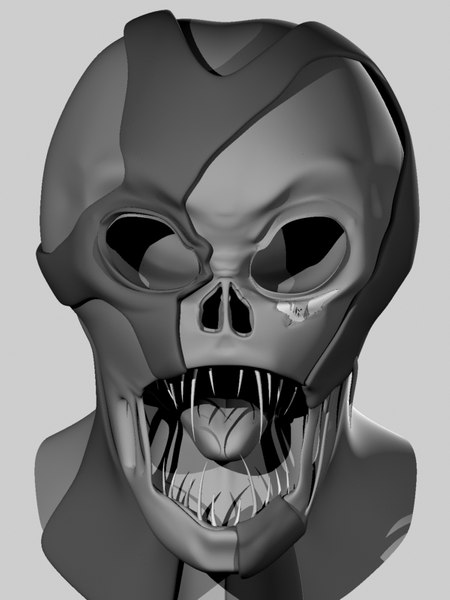 zombie demon 3d model