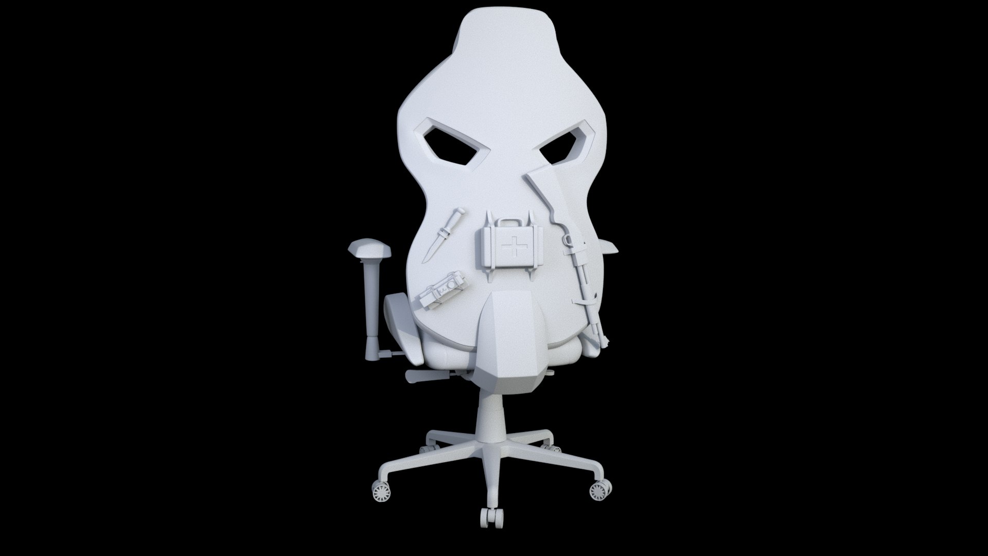 3D Zombie Gaming Chair - TurboSquid 1932300