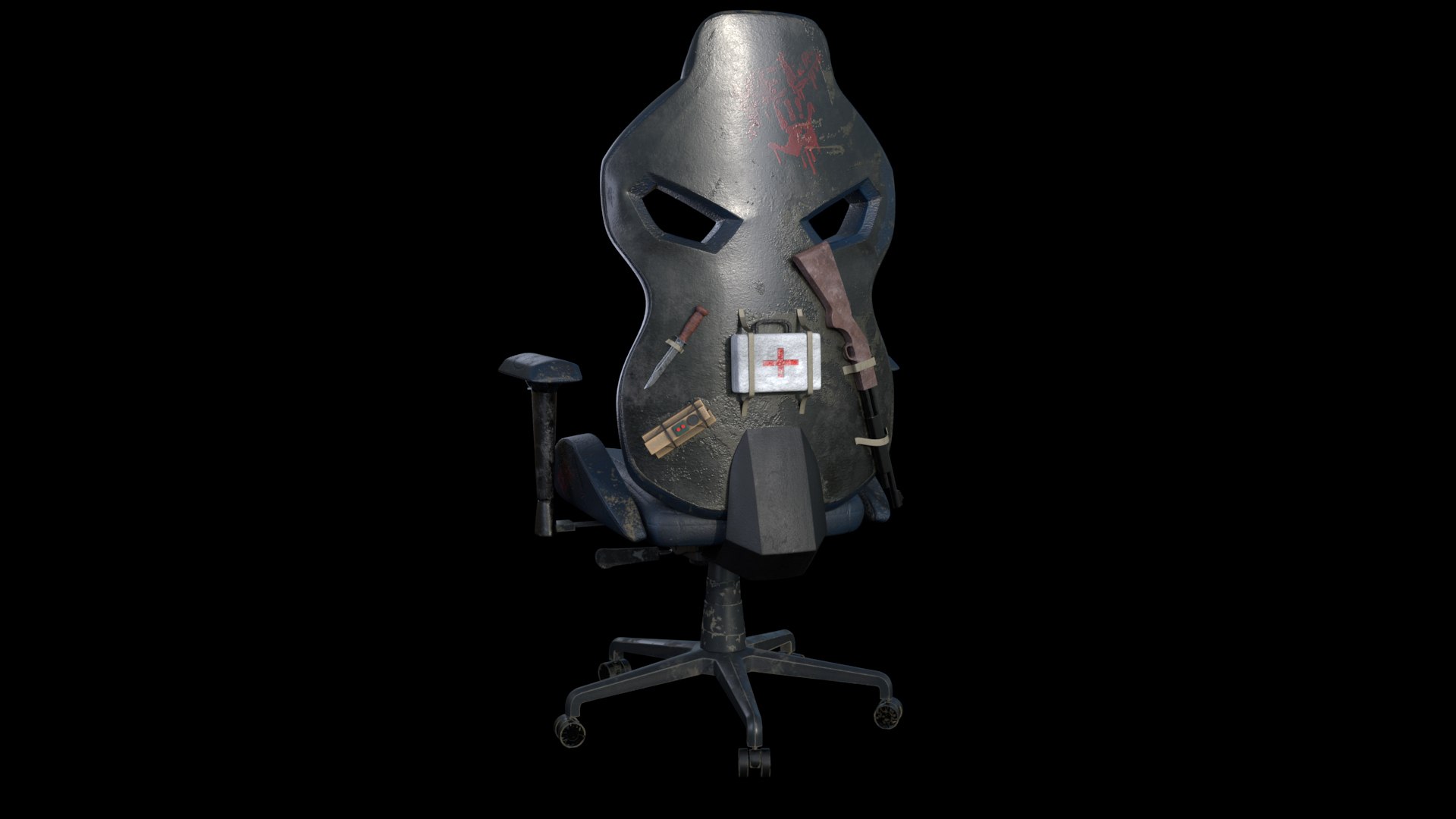 3D Zombie Gaming Chair - TurboSquid 1932300