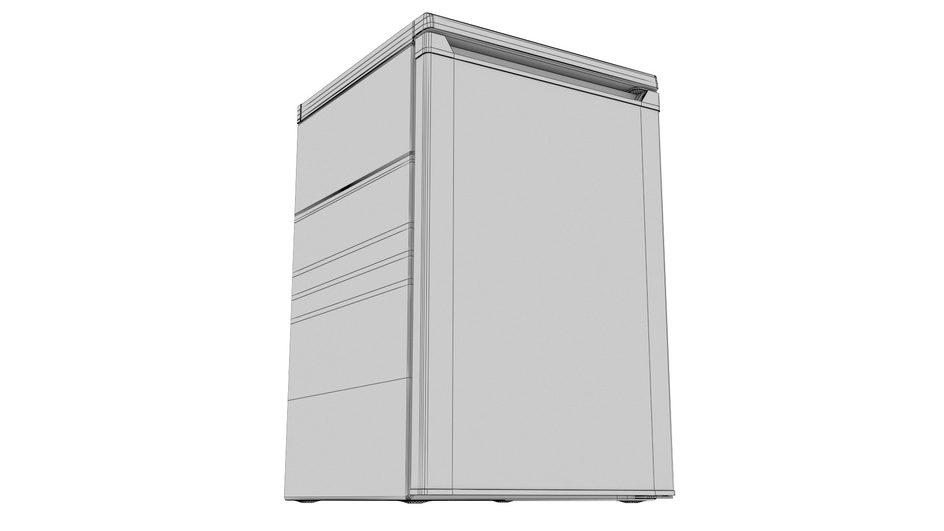Mini Fridge 3D Model - TurboSquid 1686414