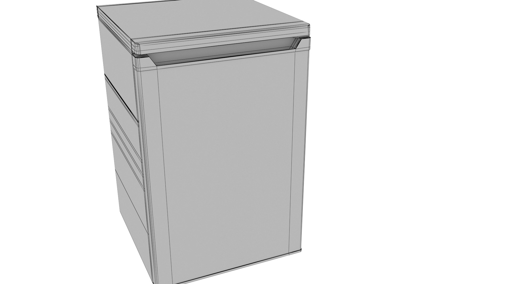 Mini Fridge 3D Model - TurboSquid 1686414