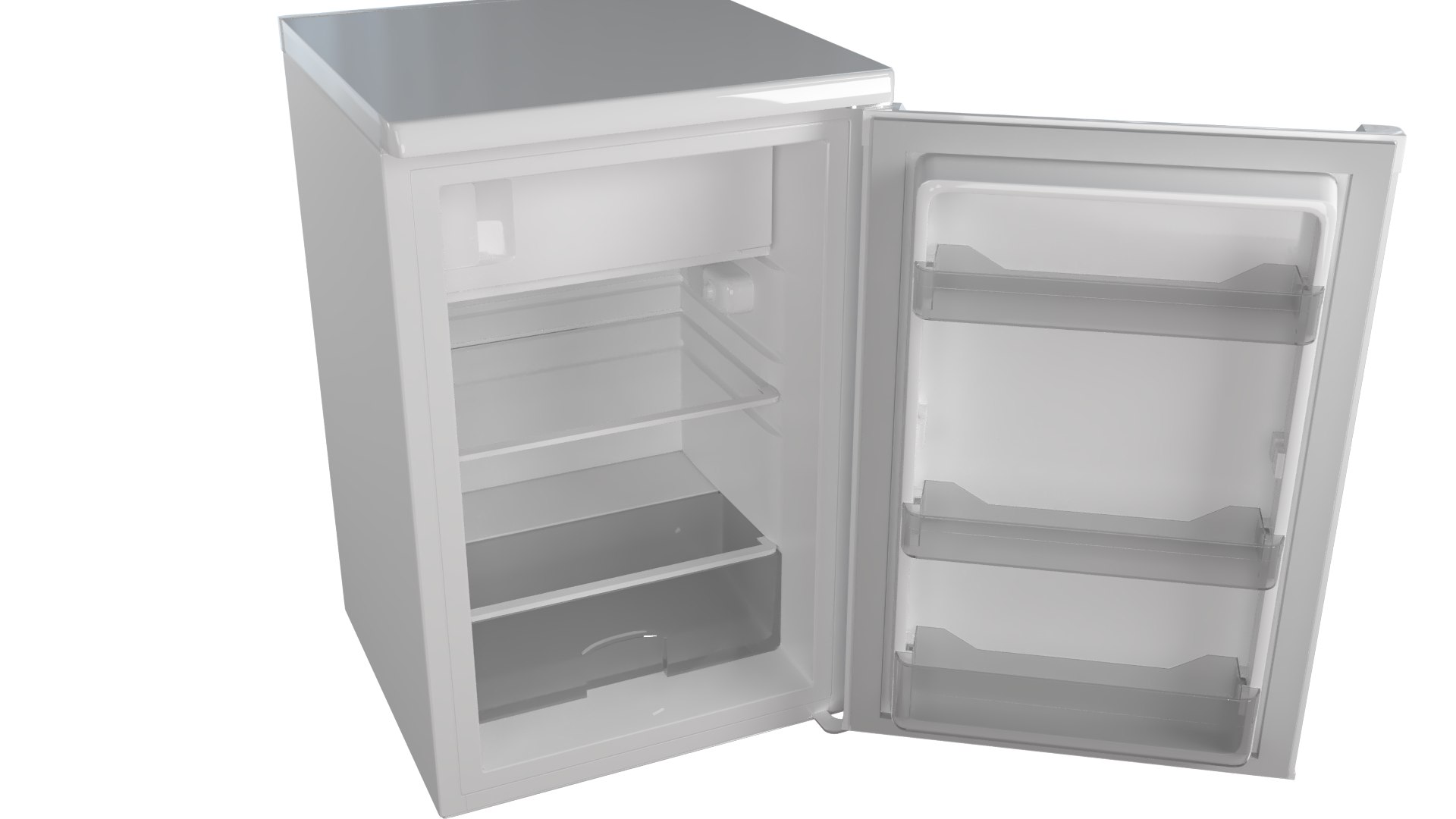 Mini Fridge 3D Model - TurboSquid 1686414