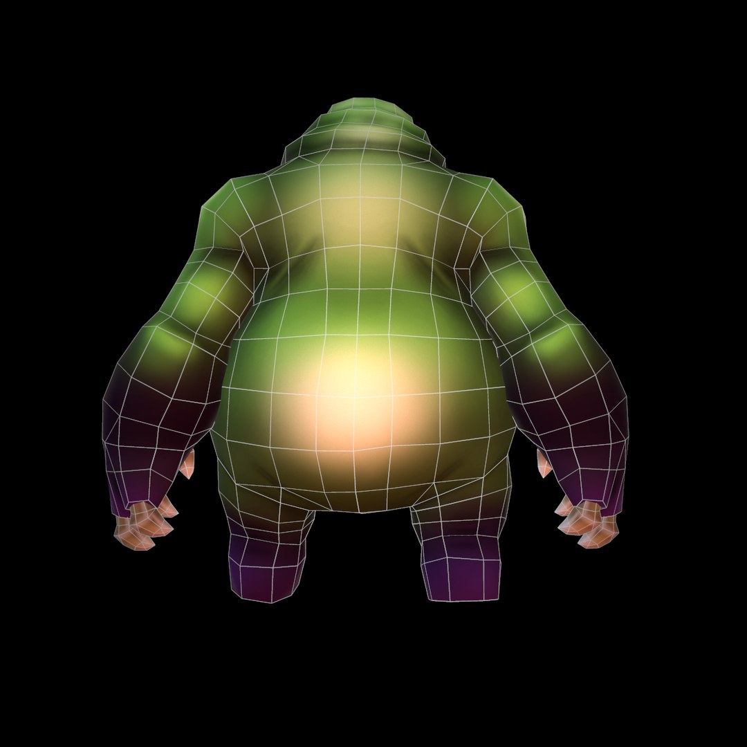 character fat 3d fbx