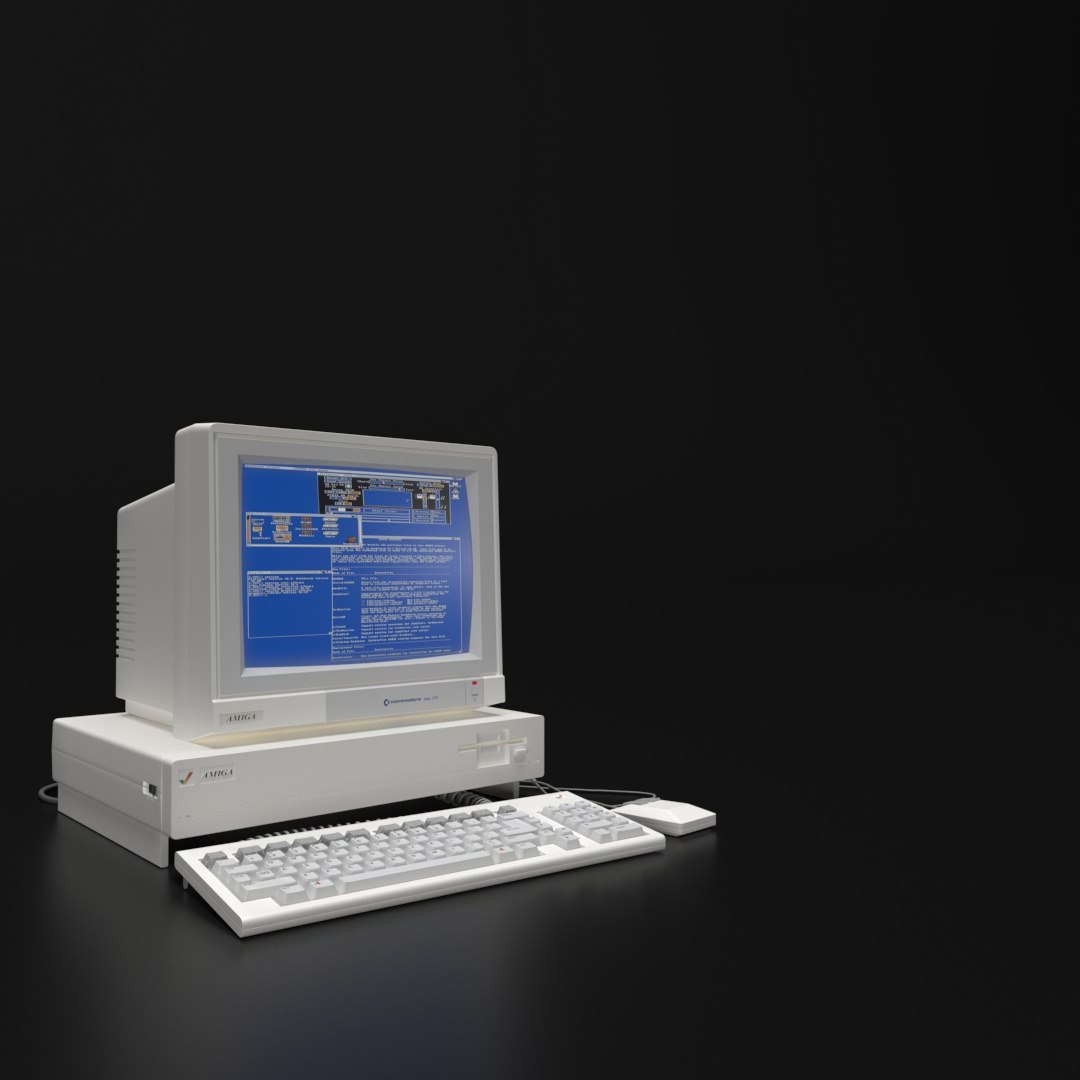 Amiga Retro Computer 3D - TurboSquid 2385463