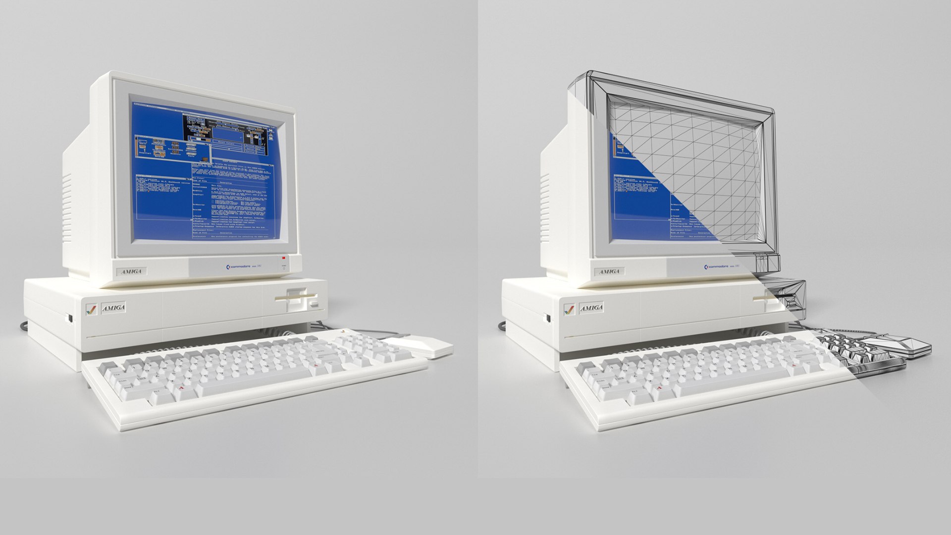 Amiga Retro Computer 3D - TurboSquid 2385463