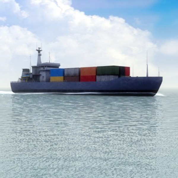 europa container transport 3d max