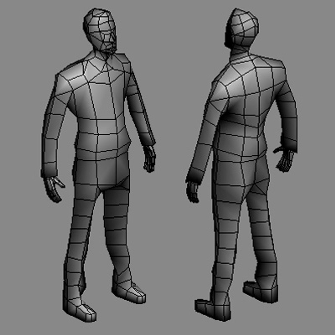 human character 3d model