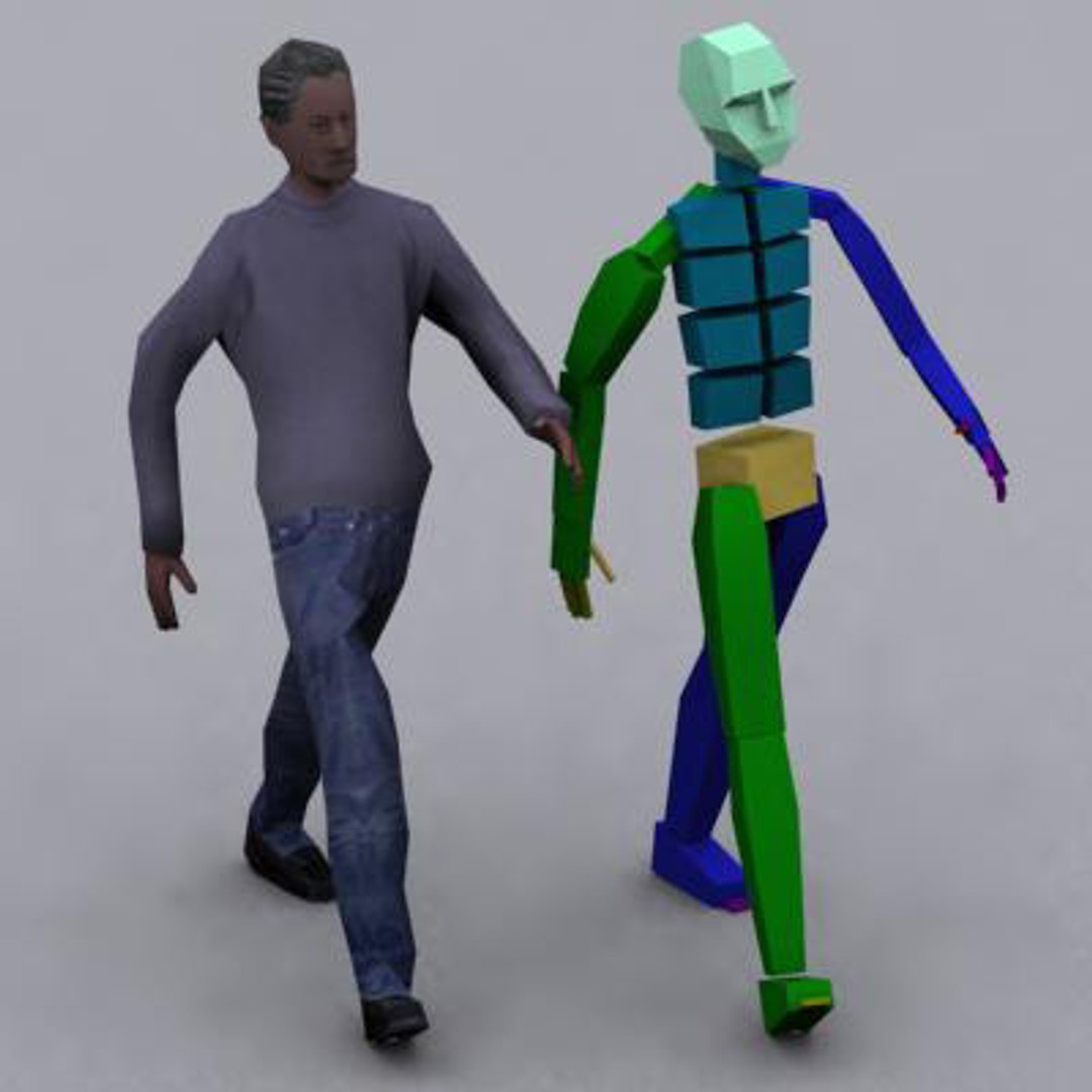 human character 3d model