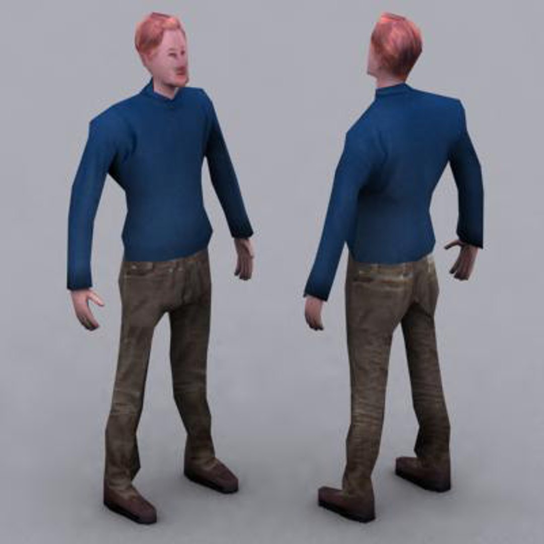 human character 3d model