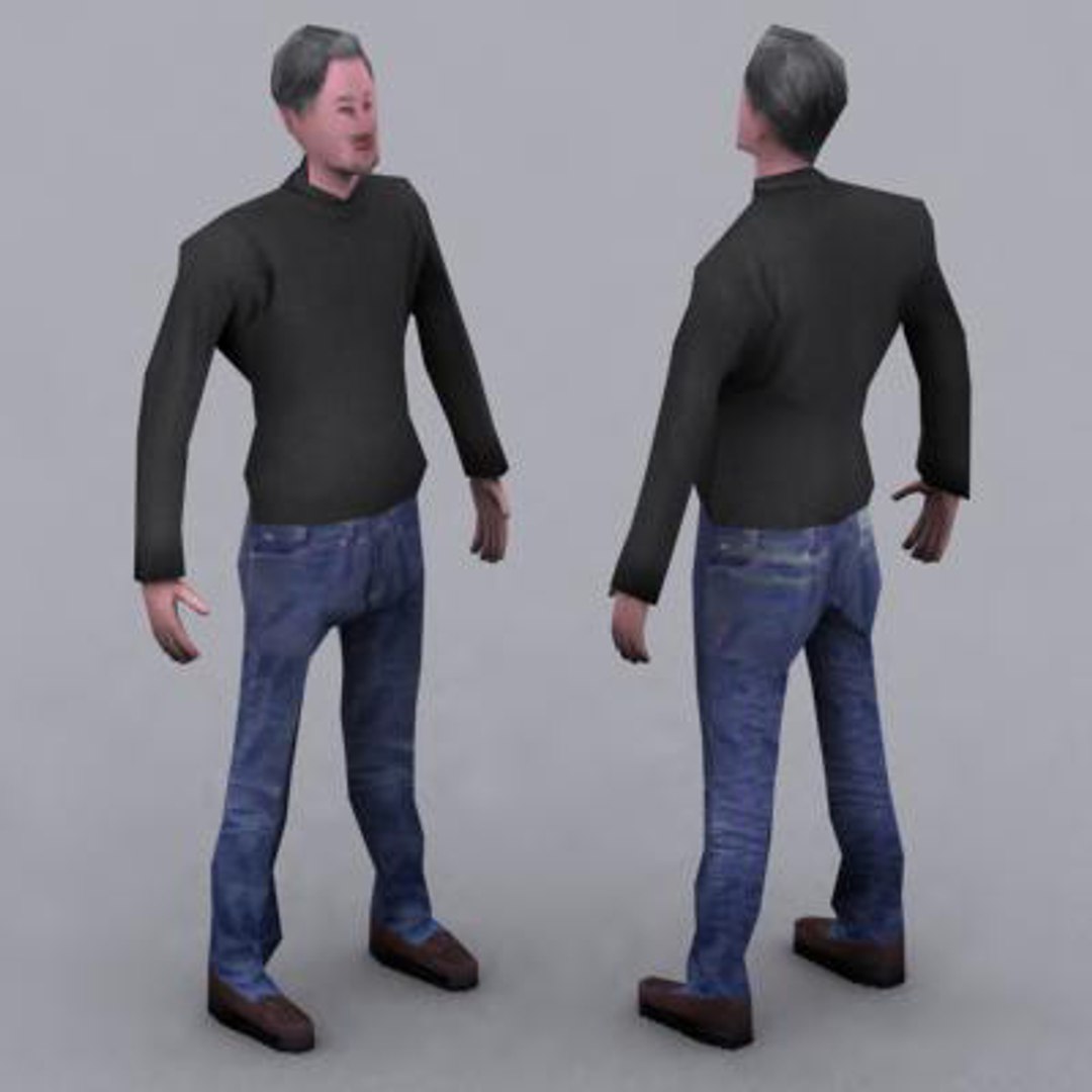 human character 3d model