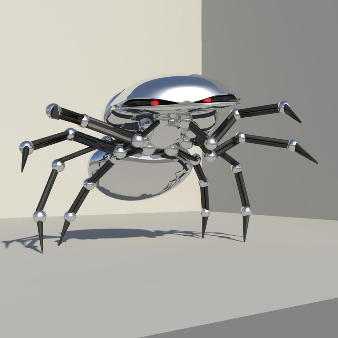 Rigged Robot Spider Ma Free