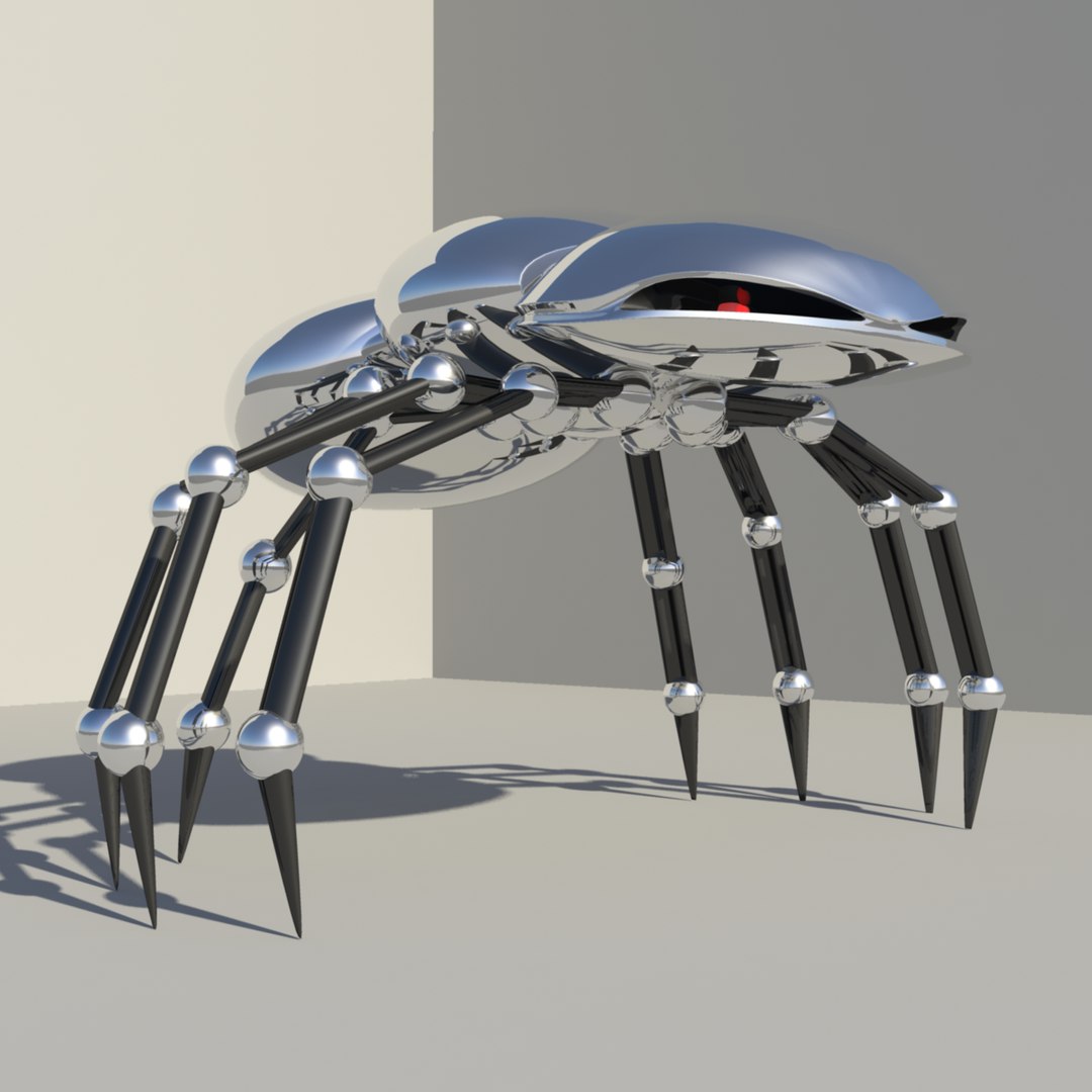 Rigged Robot Spider Ma Free