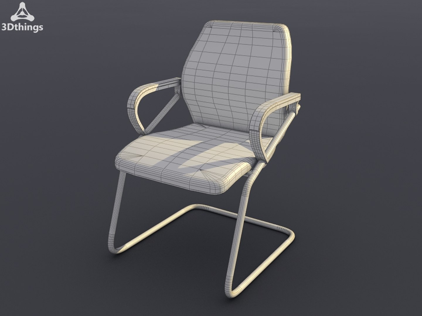 3d Model Conference Chair Set13