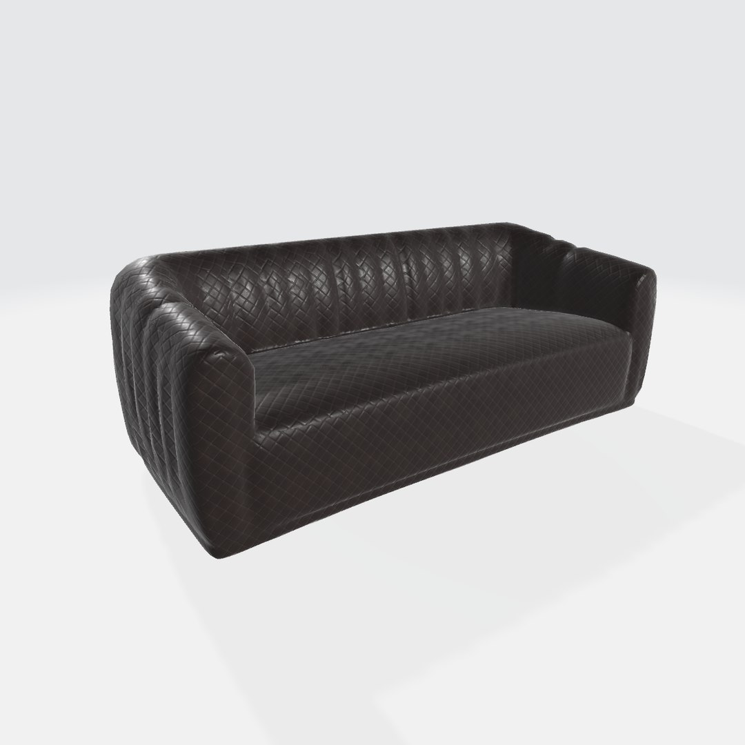 Luxury Leather Sofa - TurboSquid 2361134