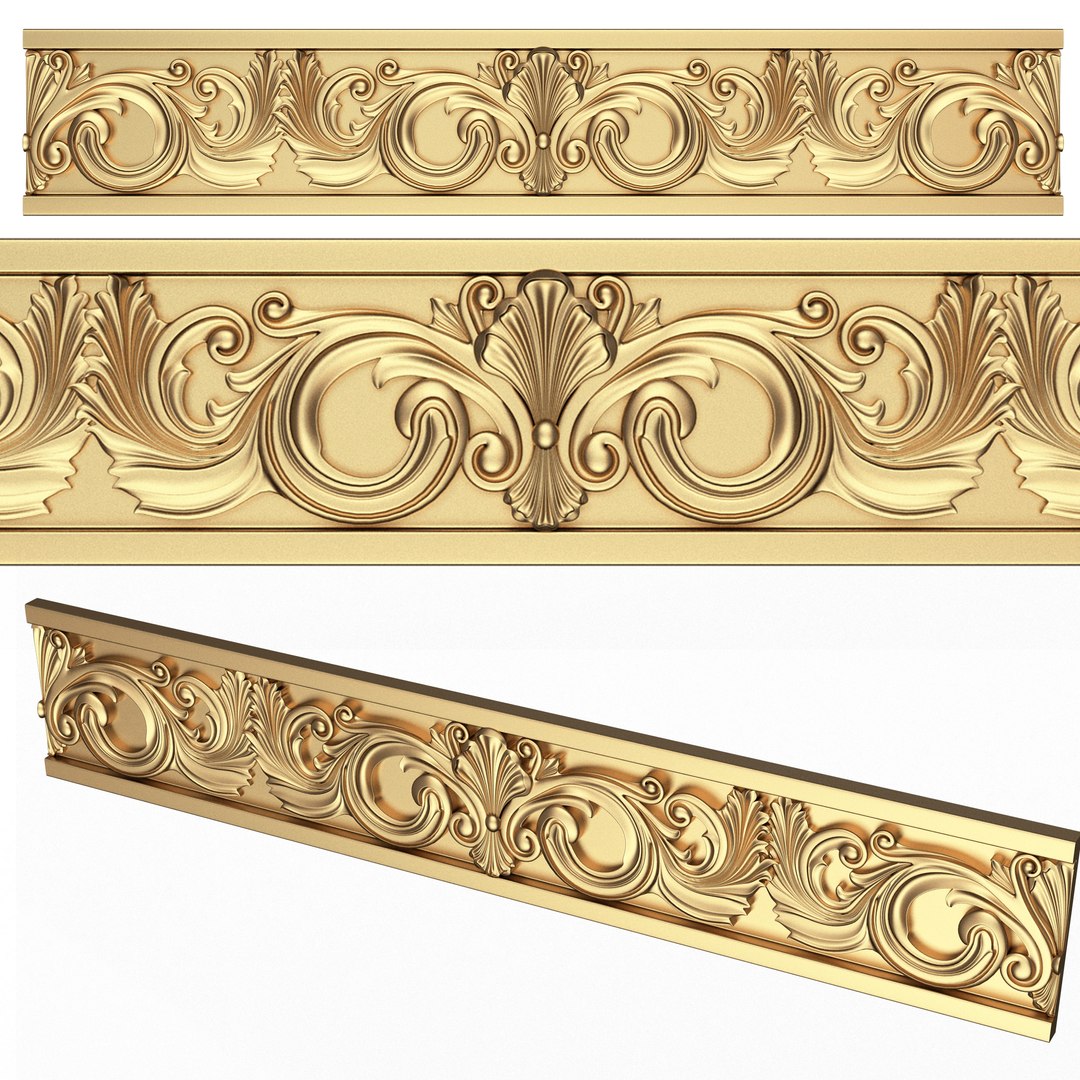 Ornament Element Molding 033 Model - TurboSquid 2158333