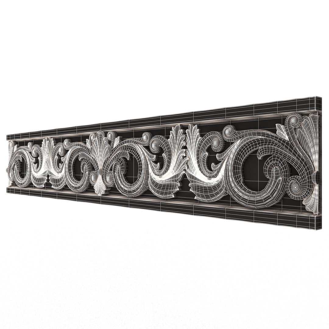 Ornament Element Molding 033 Model - TurboSquid 2158333