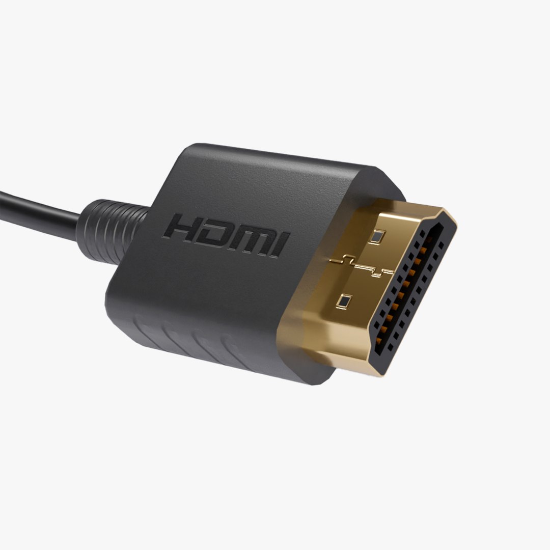 3D HDMI Cable - TurboSquid 2016924