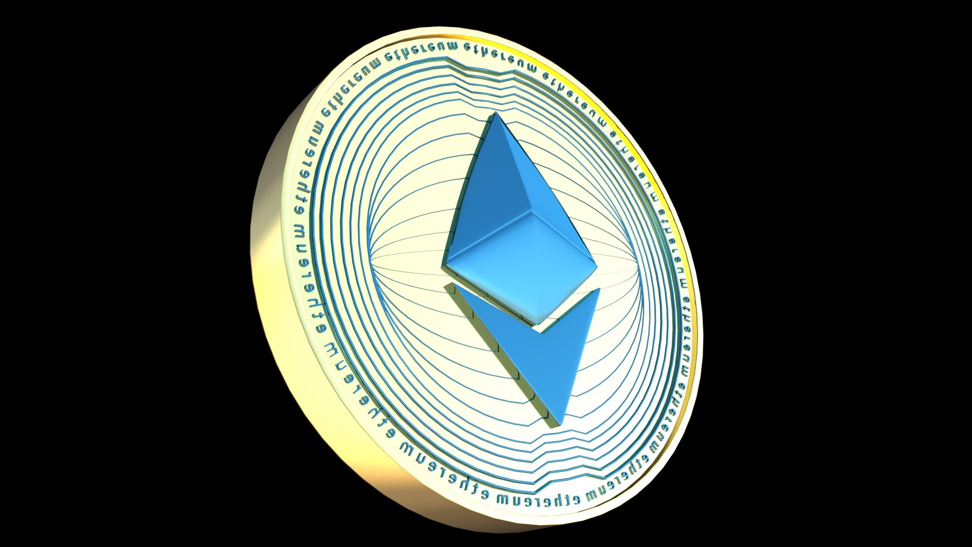 3D Crypto Ethereum - TurboSquid 1721388