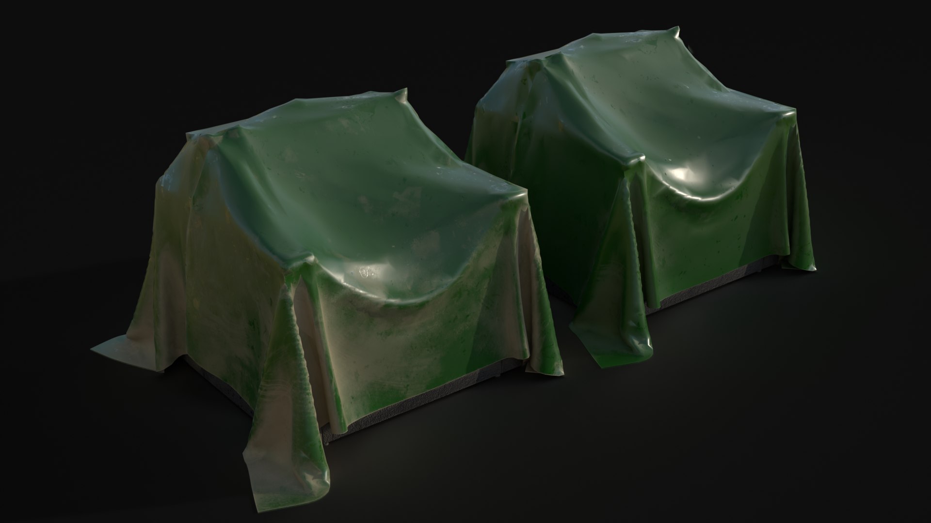 Free 3D Model Covered Sofa Chair - TurboSquid 1952060