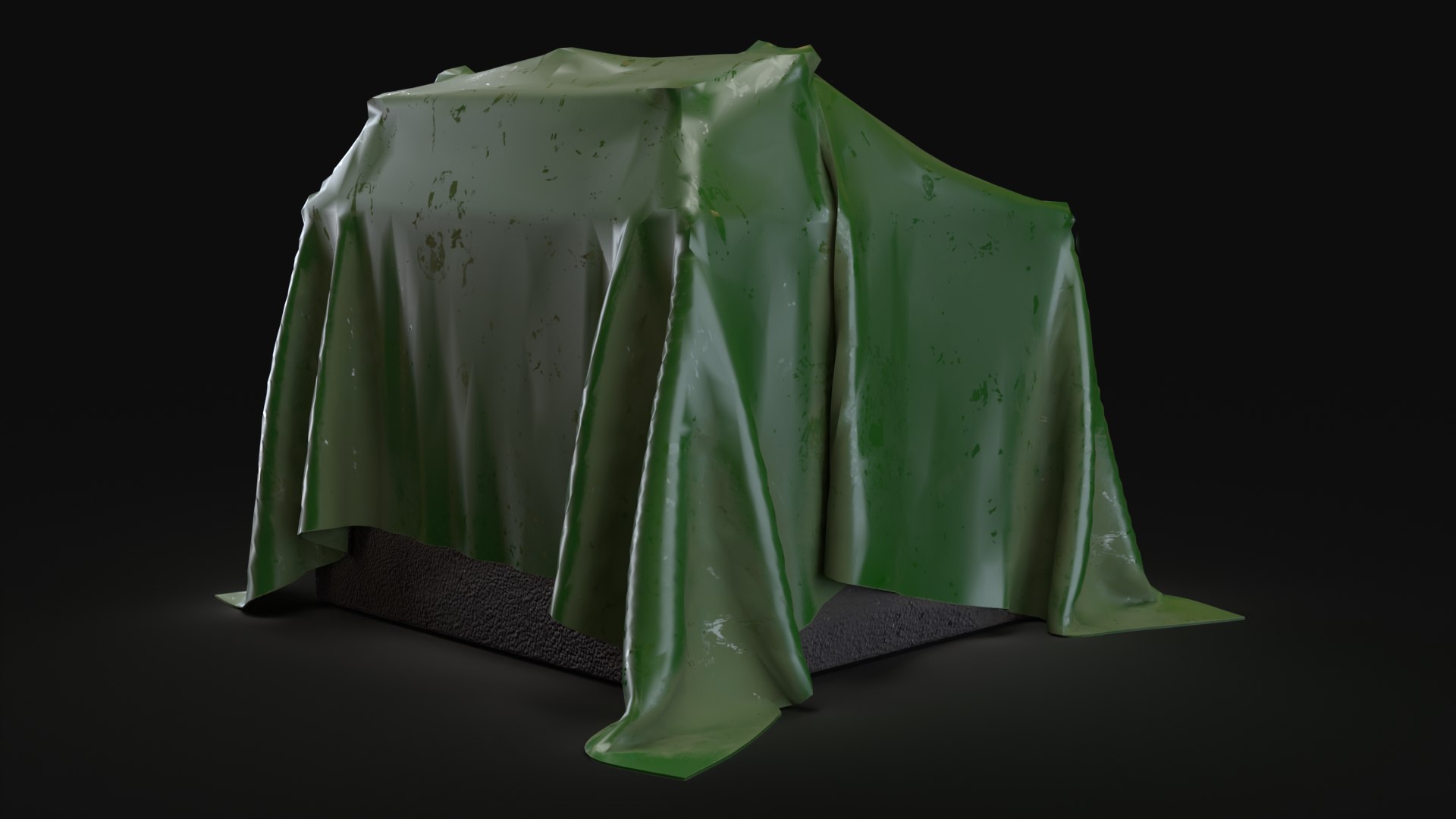 Free 3D Model Covered Sofa Chair - TurboSquid 1952060