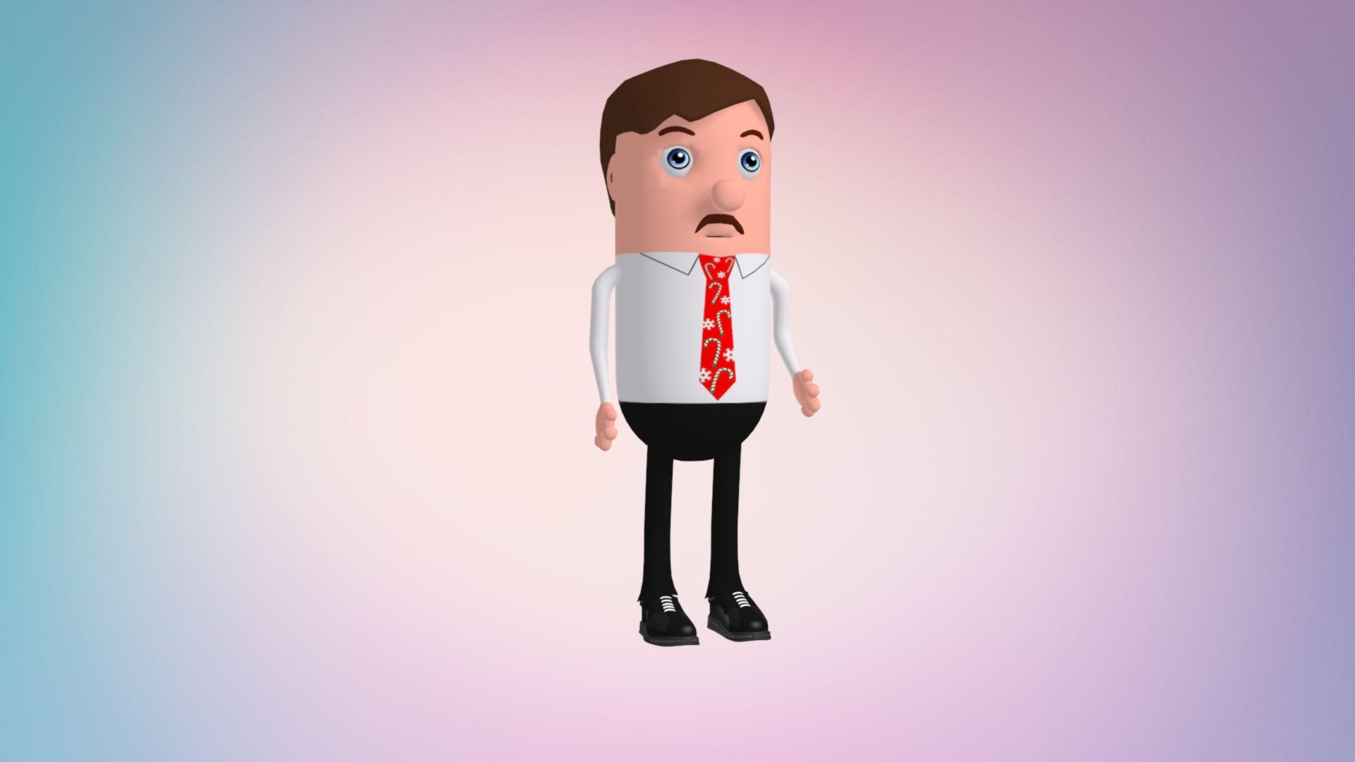 3D Cartoon Dad Model - TurboSquid 1945727