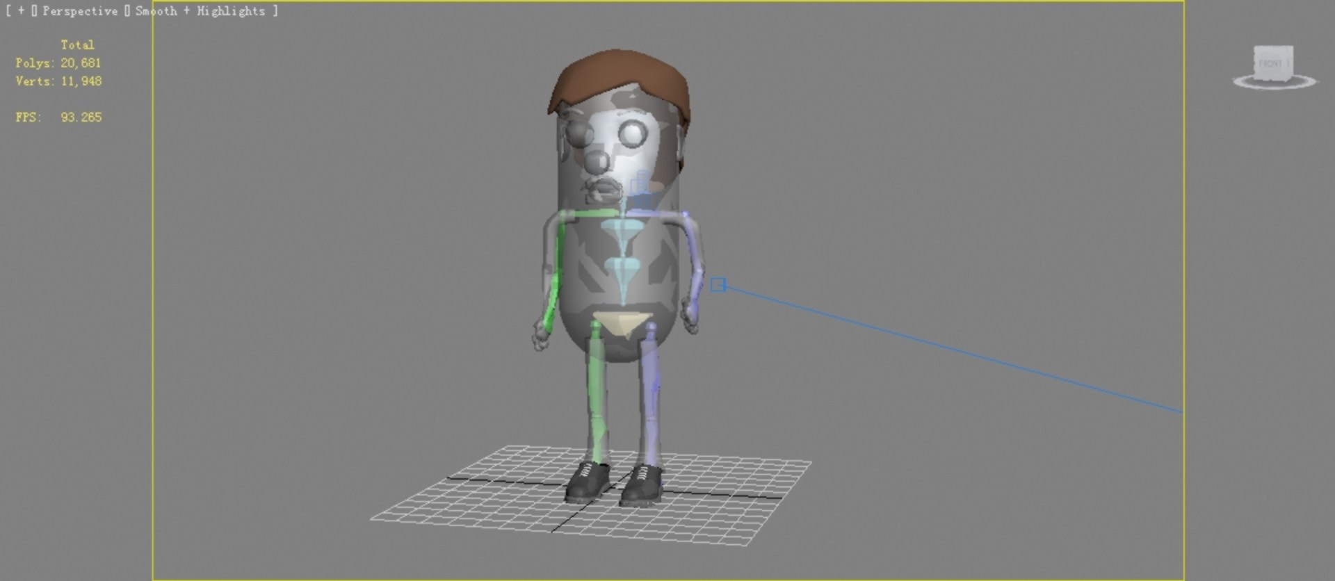 3D Cartoon Dad Model - TurboSquid 1945727