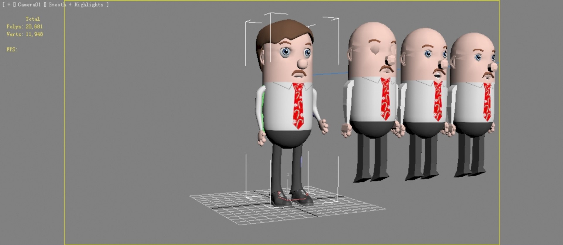 3D Cartoon Dad Model - TurboSquid 1945727