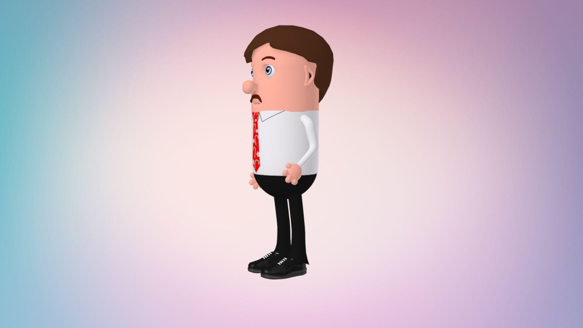 3D Cartoon Dad Model - TurboSquid 1945727