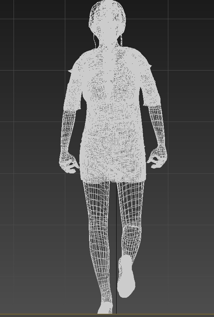 Female rigged 3D model - TurboSquid 1415355