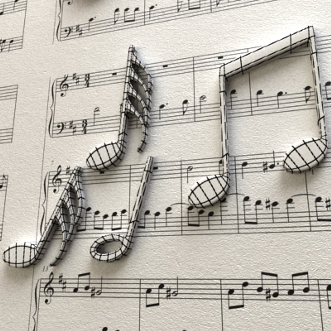 Musical Symbols 3d Model