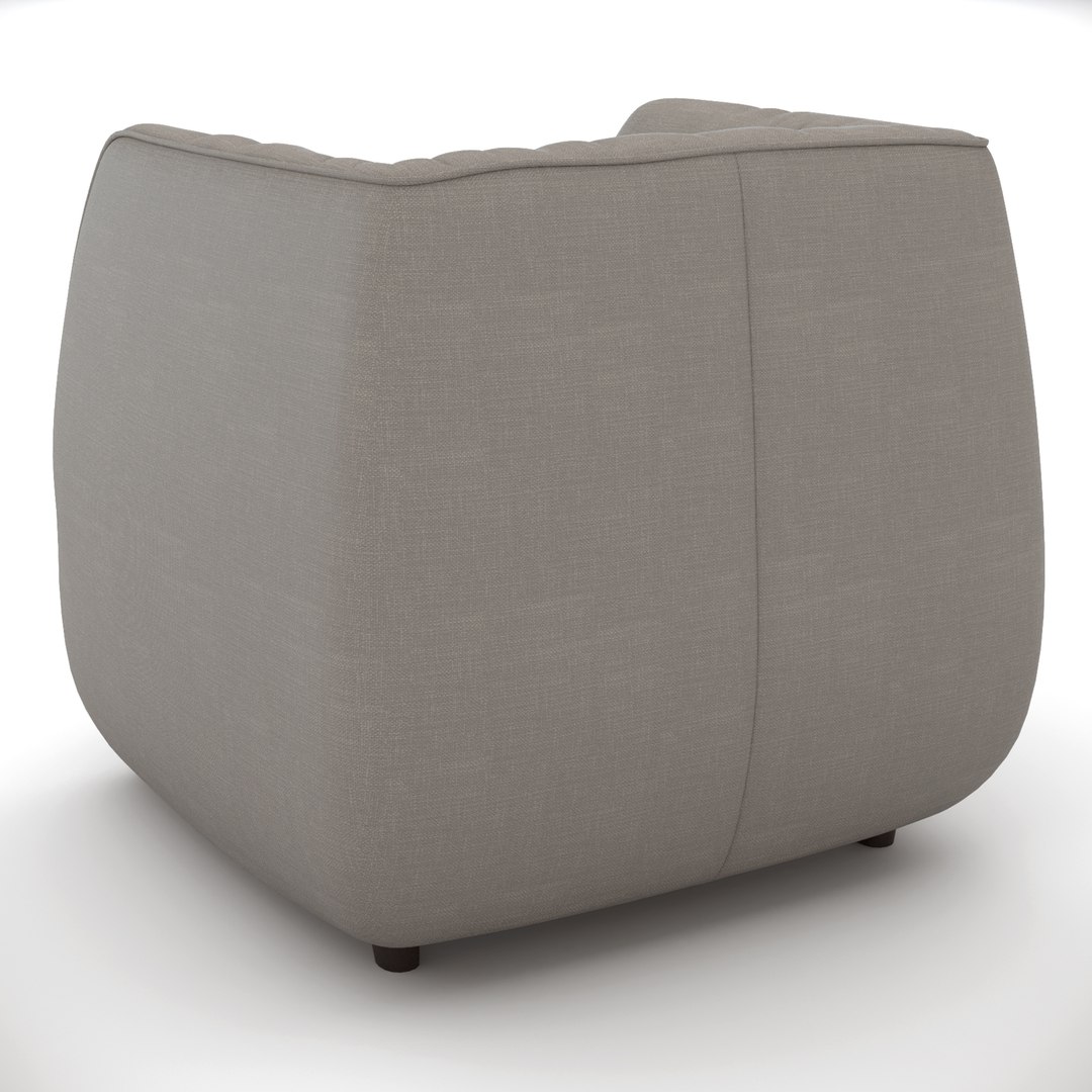 Arm Chair Natuzzi Wally C195 3D - TurboSquid 1837161