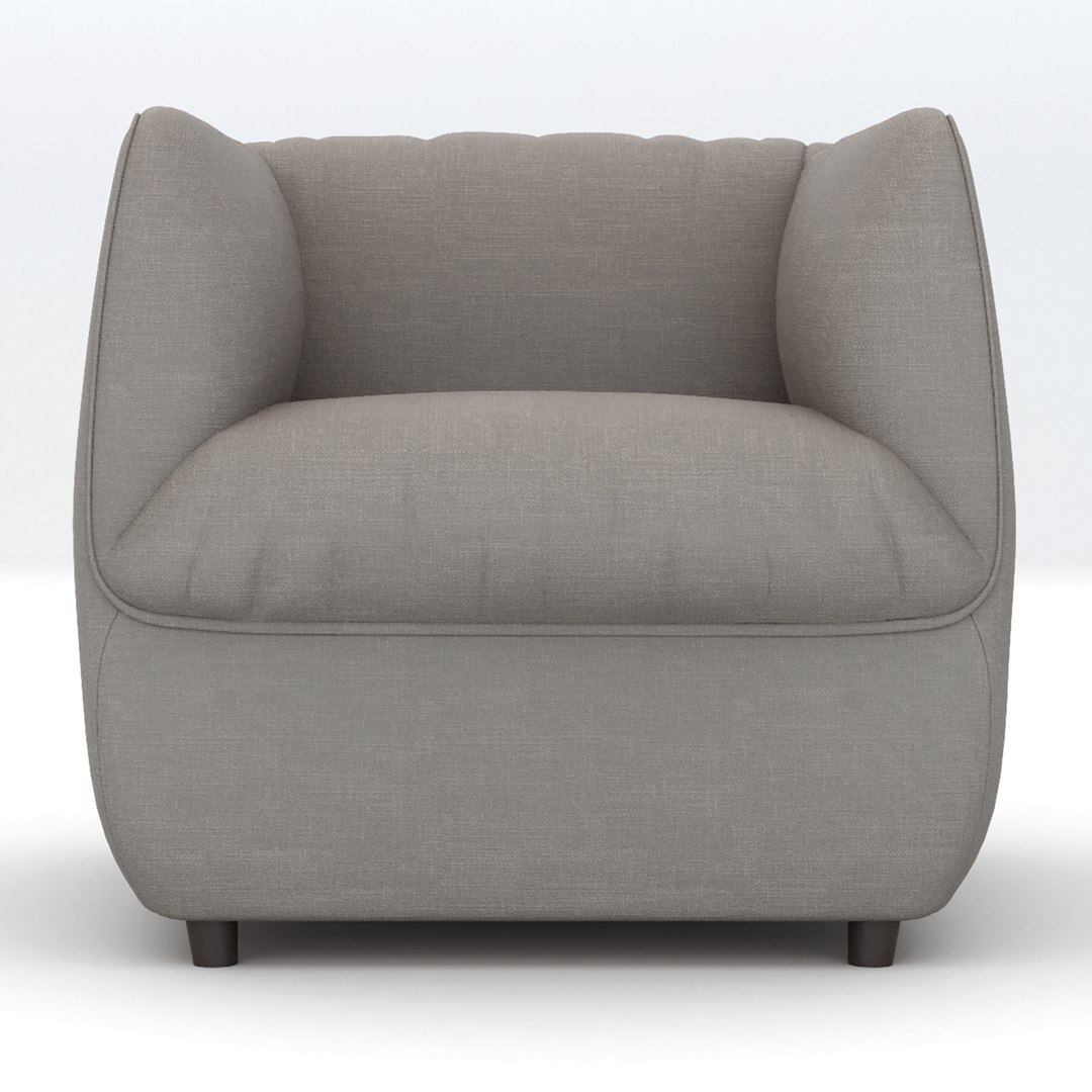 Arm Chair Natuzzi Wally C195 3D - TurboSquid 1837161