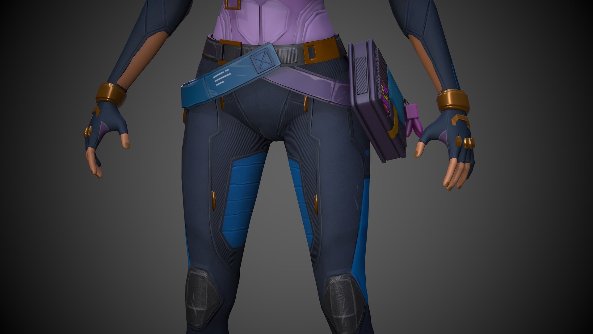 Neon From Valorant In Pose 3D Model - TurboSquid 2012922