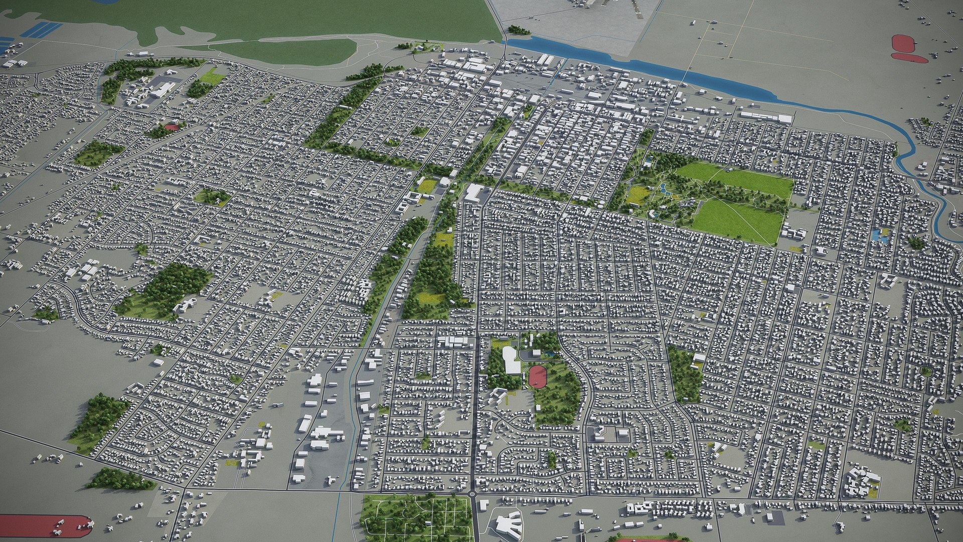 Invercargill Surrounding - 3D - TurboSquid 1477701