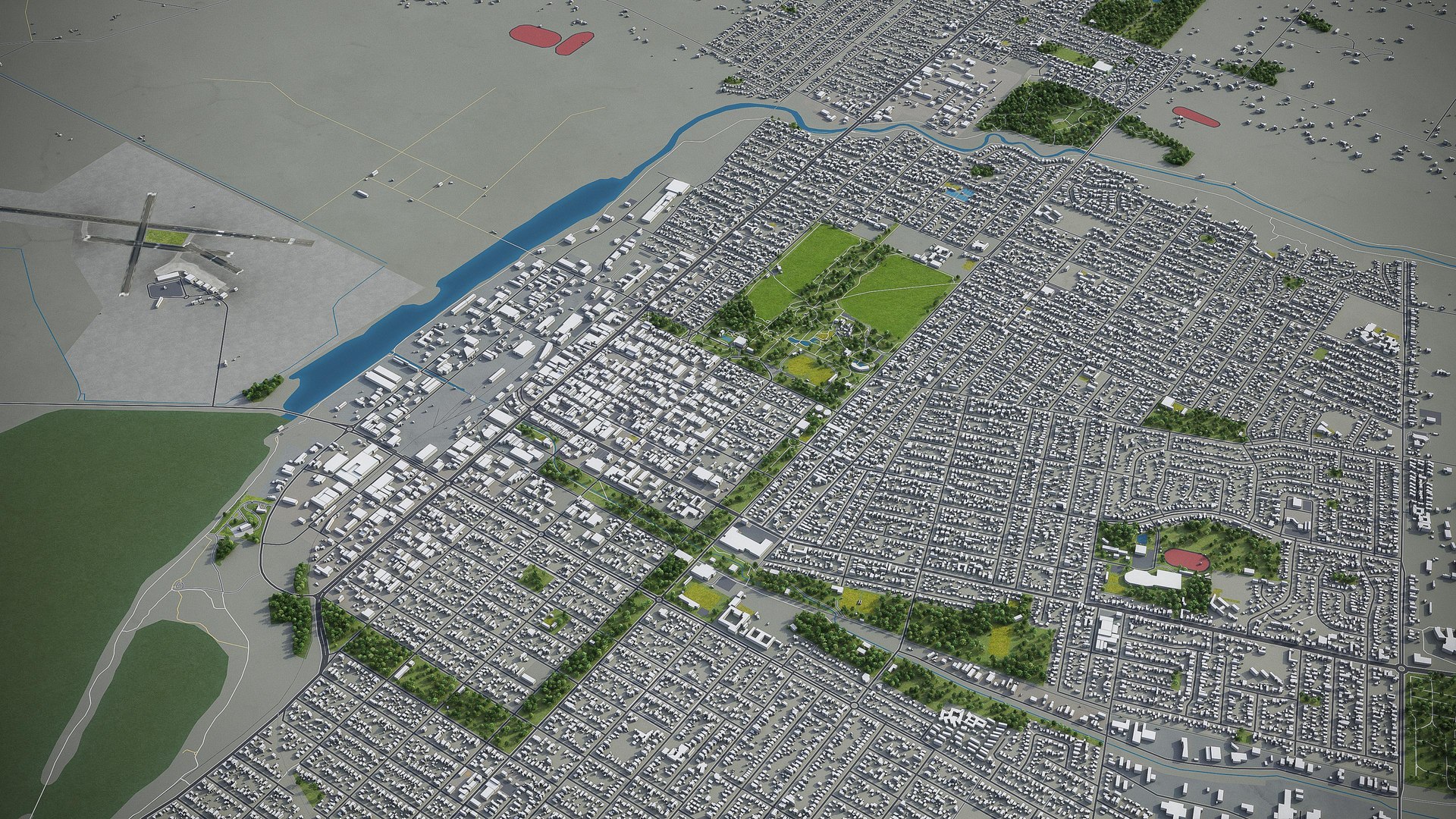 Invercargill Surrounding - 3D - TurboSquid 1477701