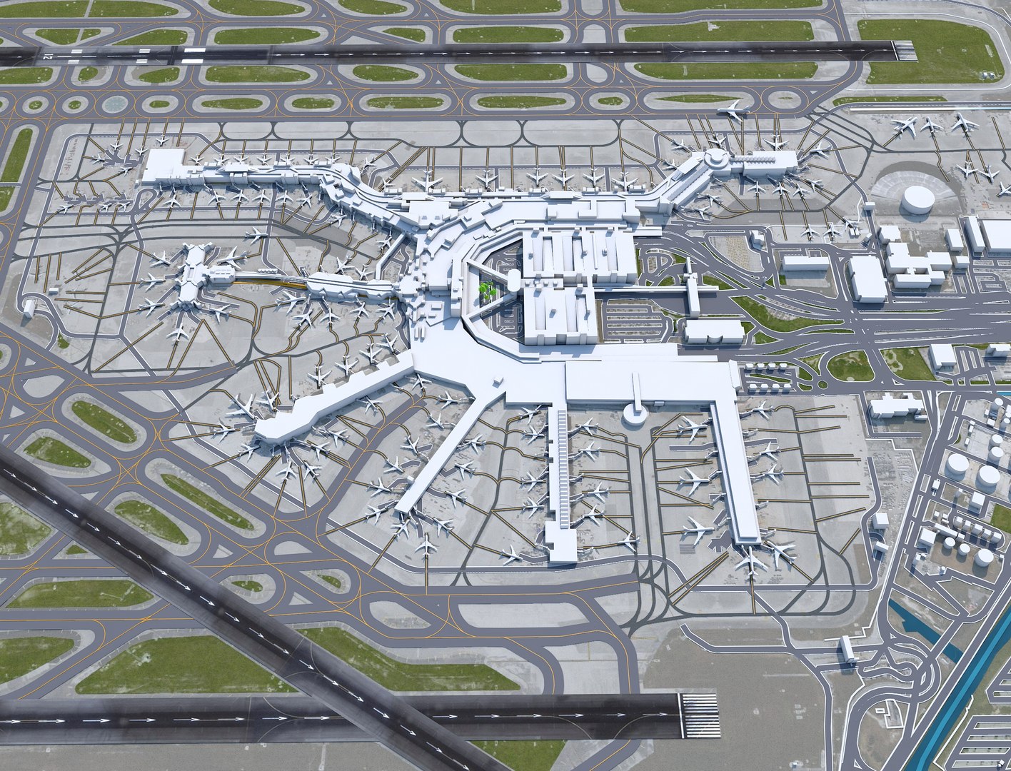 3D Miami International Airport - TurboSquid 2013574