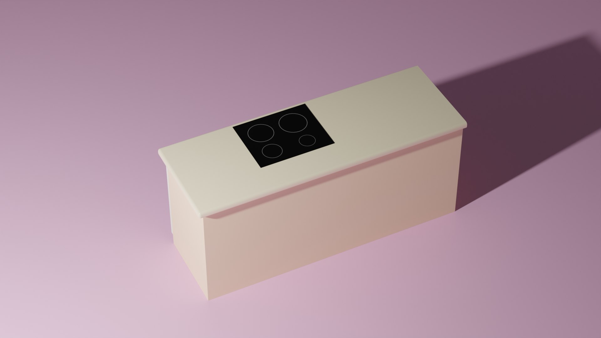 3D Model Kitchen Counter - TurboSquid 1885502