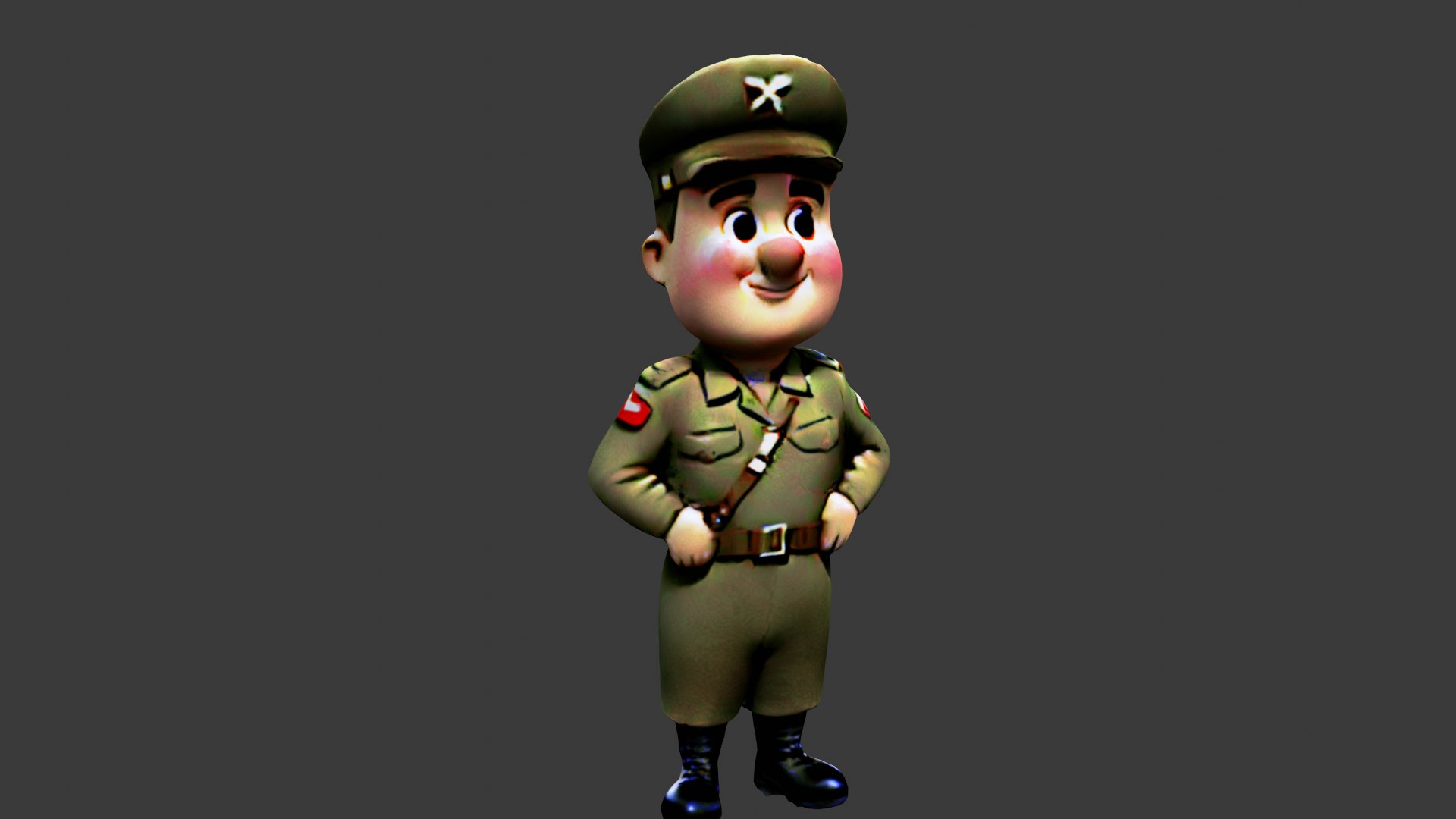 3D World War I Cartoon Soldier - TurboSquid 2128023