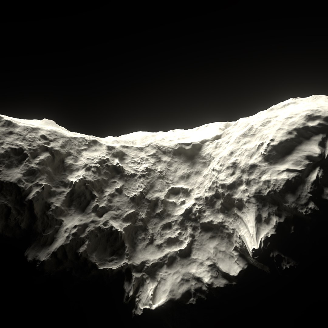 Asteroid redshift model - TurboSquid 1632107