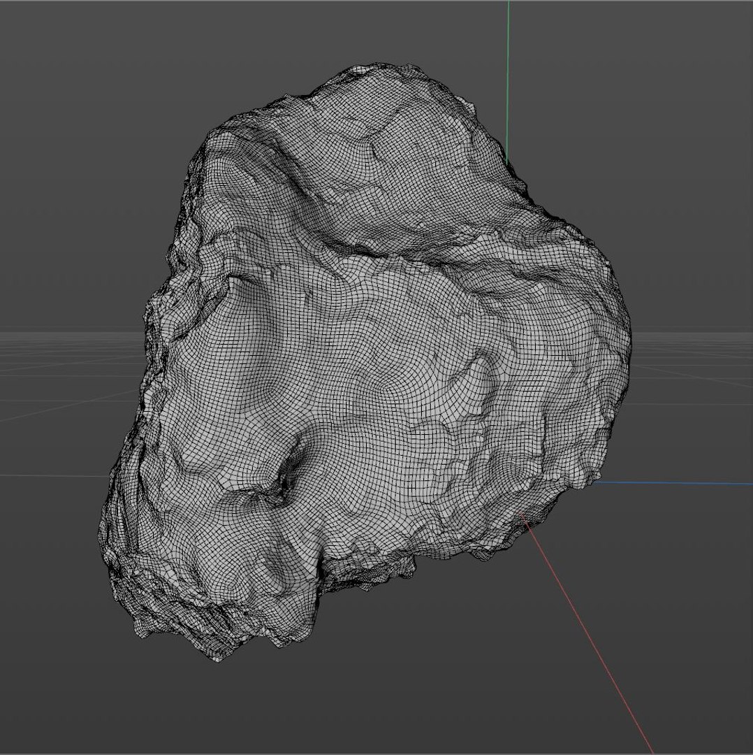 Asteroid redshift model - TurboSquid 1632107