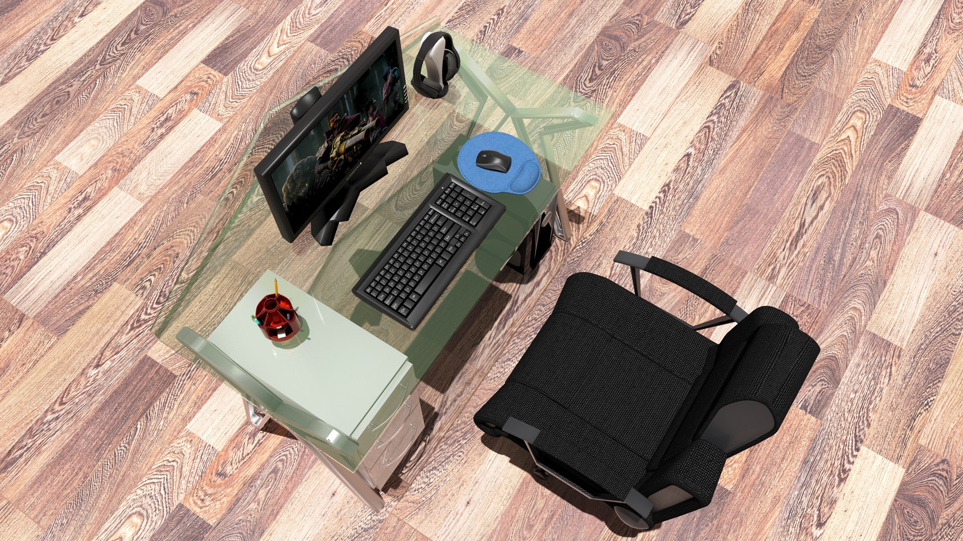 3D Gaming Setup 8K - TurboSquid 2207848
