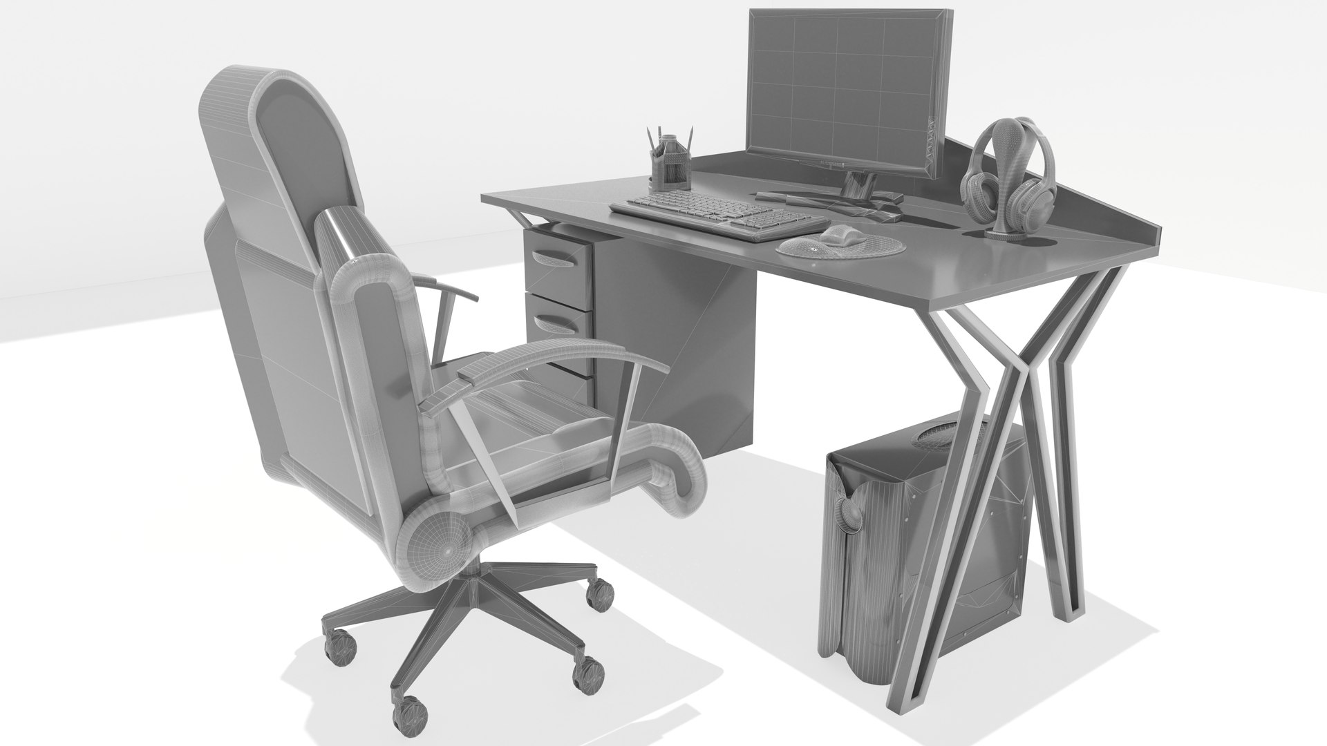 3D Gaming Setup 8K - TurboSquid 2207848