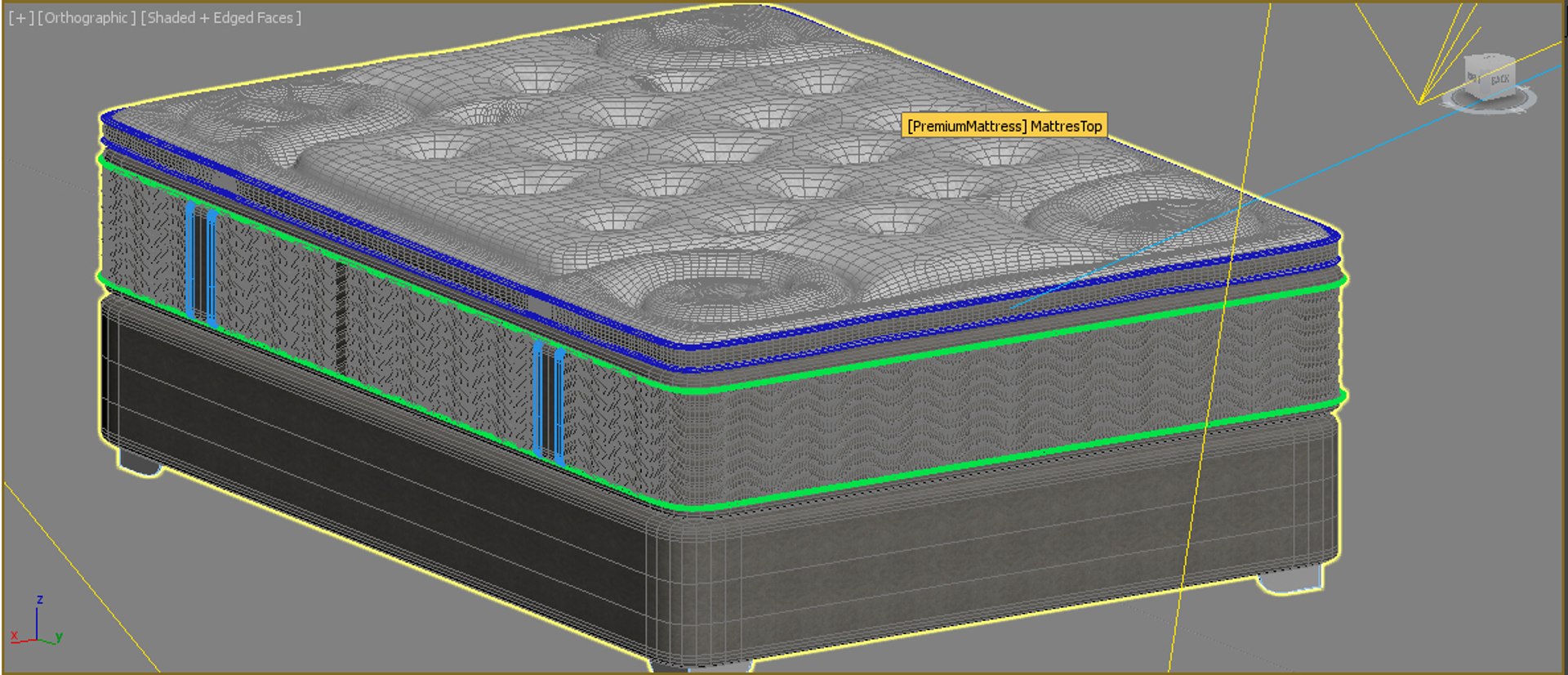 3D Mattress Model - TurboSquid 1275220