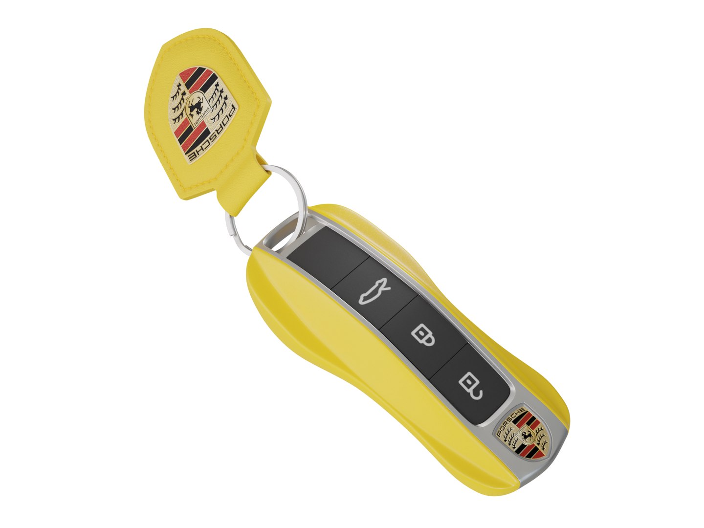 Key Porsche With A Keychain 3D Model - TurboSquid 2293497