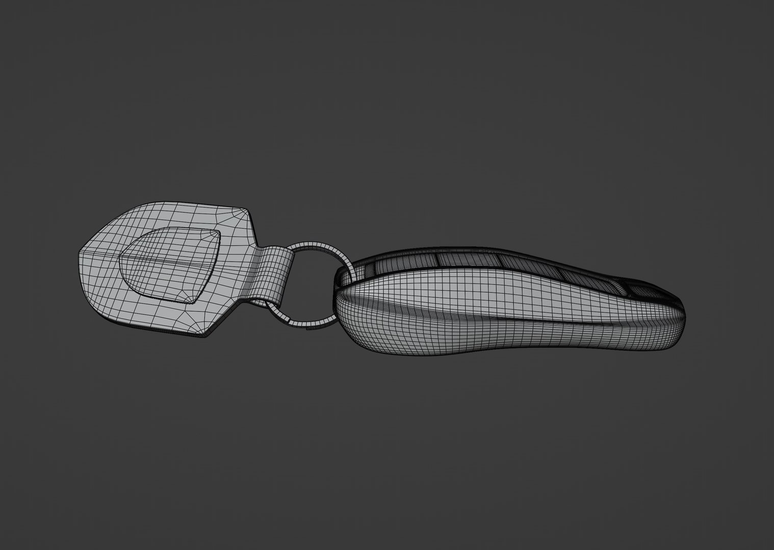Key Porsche With A Keychain 3D Model - TurboSquid 2293497