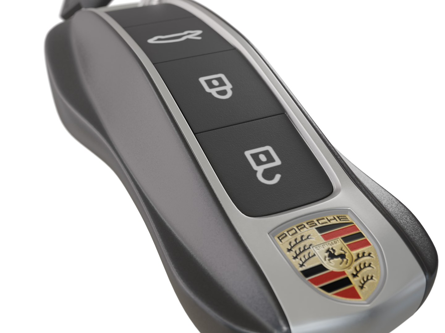 Key Porsche With A Keychain 3D Model - TurboSquid 2293497