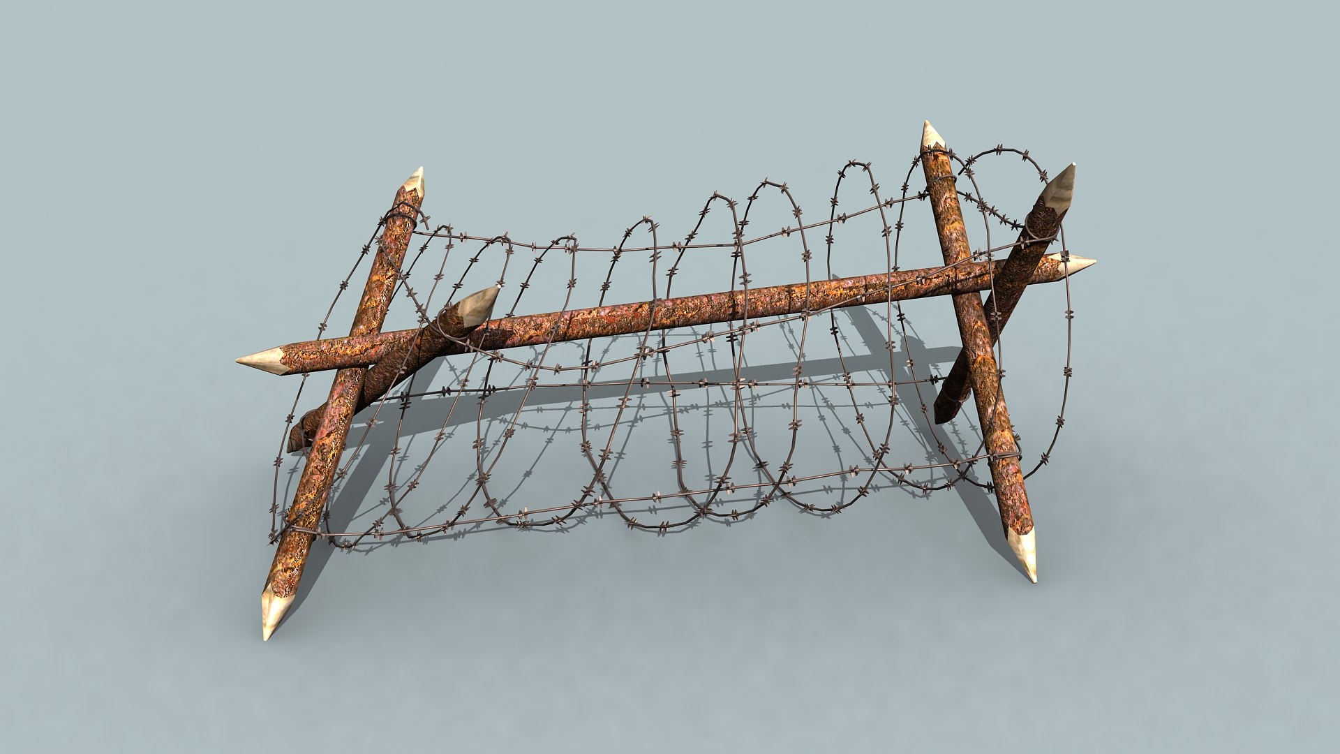 3d barbed wire barriers