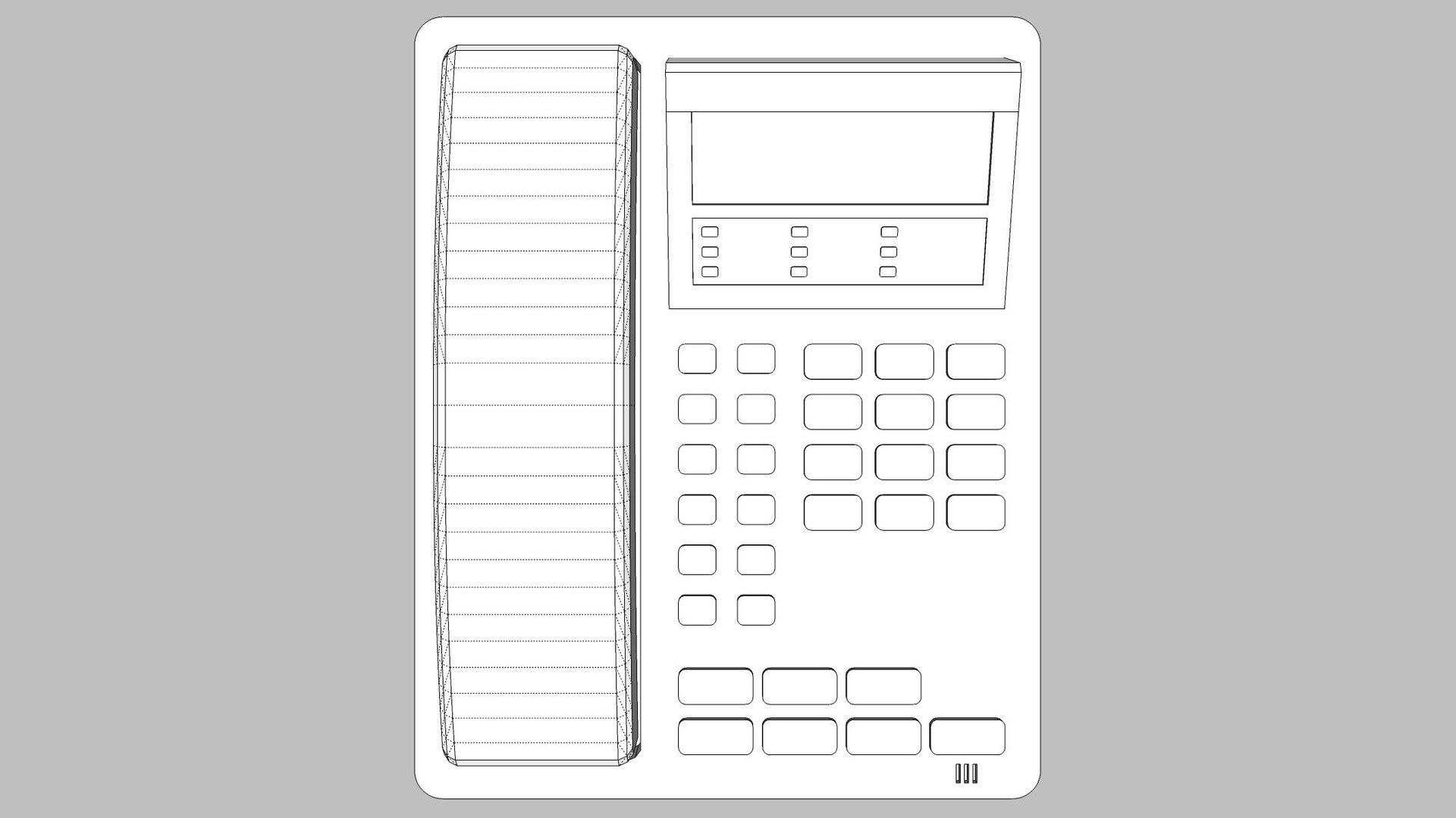 phone business office 3d model