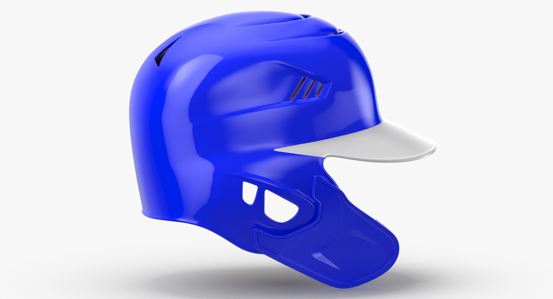 Baseball Helmet C Flap 3D Model - TurboSquid 1615806